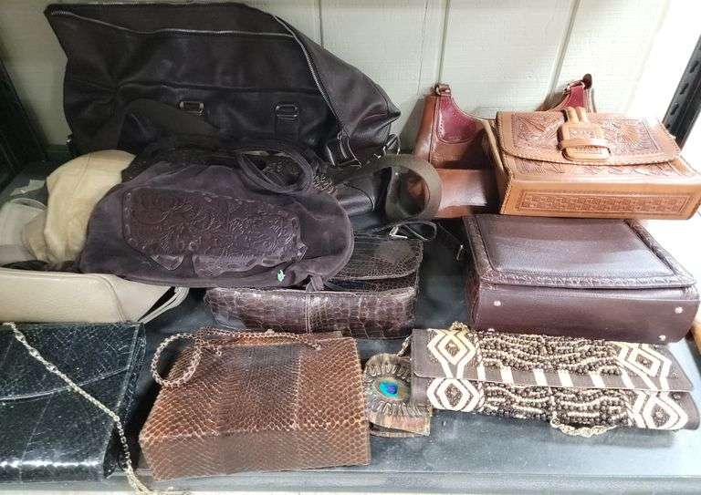 Lot Ladies Hand Bags & Purses - Dixon's Auction at Crumpton