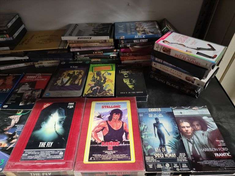 Collection of VHS Tapes - Dixon's Auction at Crumpton
