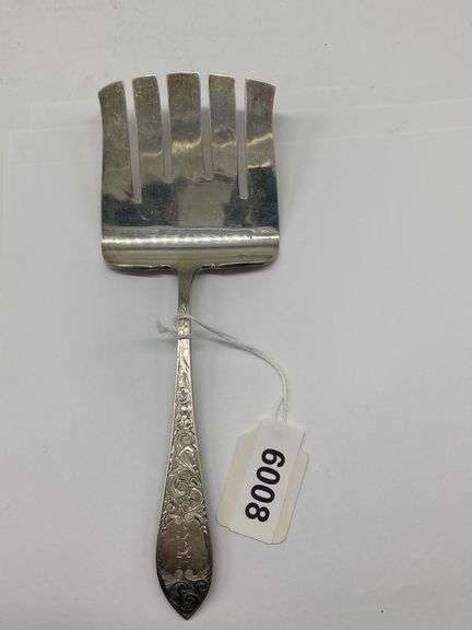 Sterling Silver Asparagus Server 4.6 ozt. - Dixon's Auction at Crumpton