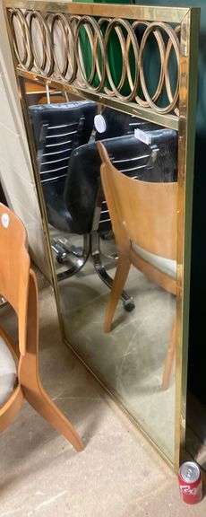 MCM brass mirror - Dixon's Auction at Crumpton