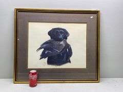 Louis Frisino signed and numbered lab print - Dixon's Auction at Crumpton