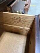 Henkel Harris Virginia Galleries mahogany huntboard, marks on top ...