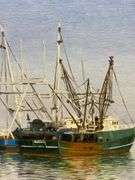 Thomas Booth Scallop Trawlers Cape May NJ oil painting - Dixon's ...
