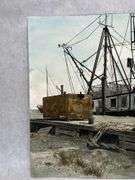James Ross watercolor painting of ship - Dixon's Auction at Crumpton