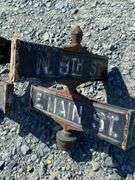 (2) Antique street signs - Dixon's Auction at Crumpton