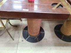 WWII Liberty Ship hatch cover table - Dixon's Auction at Crumpton