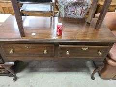Henkel Harris Virginia Galleries mahogany huntboard, marks on top ...
