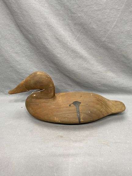 Rare Wally Algaard Charlestown Md Duck Decoy - Dixon's Auction at Crumpton