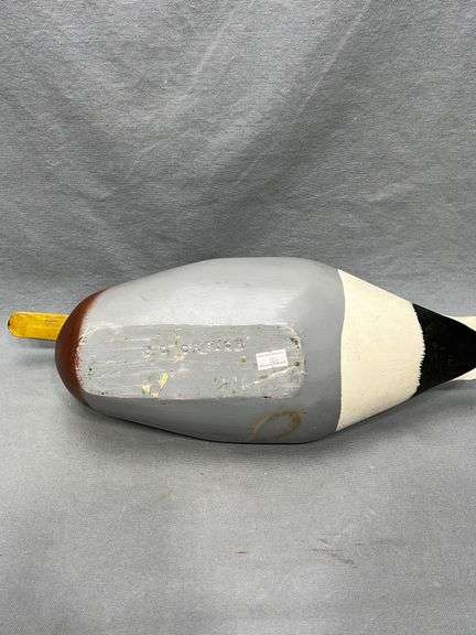 Mallard Duck Decoy Branded Jc Crouch - Dixon's Auction at Crumpton