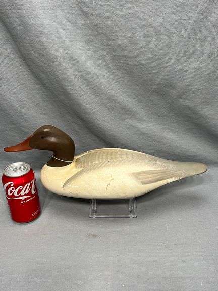 Dan Carson Havre De Grace Md 1991 Merganser Duck Decoy - Dixon's ...