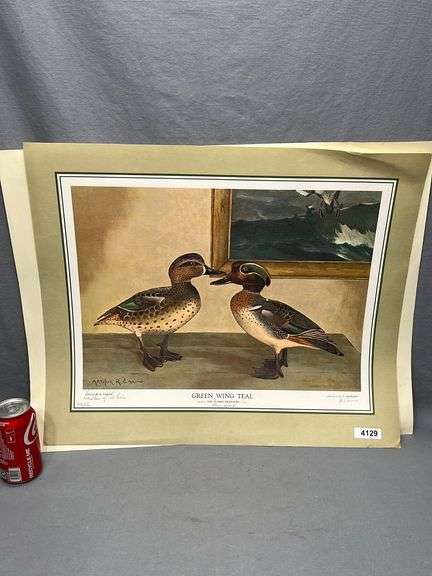 2 Arthur R. Eakins prints- 1 signed by Lem Ward - Dixon's Auction at ...