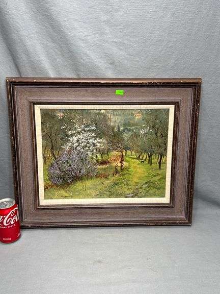 Joseph Sherly Sheppard painting - Dixon's Auction at Crumpton