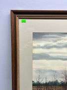 William Tyner watercolor waterfowl painting - Dixon's Auction at Crumpton