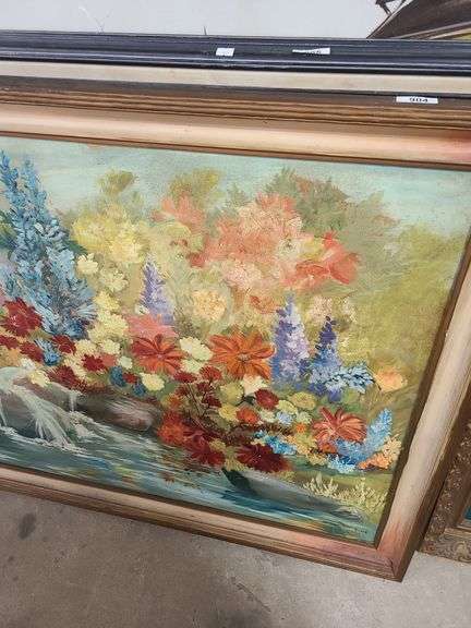 MCM Flowers Painting - Dixon's Auction at Crumpton