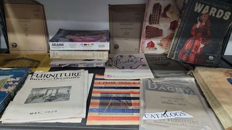 Lot Vintage / Antique Store Catalogs - Dixon's Auction at Crumpton