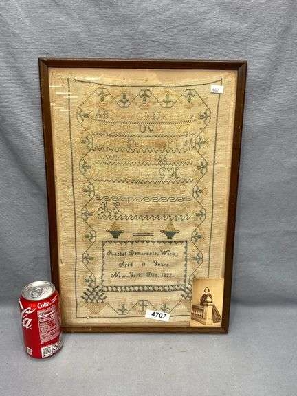Antique Needlework Sampler - Dixon's Auction at Crumpton