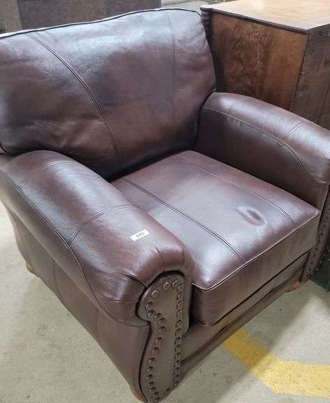 Modern Tack Upholstered Armchair, Minor Imperfections - Dixon's Auction ...