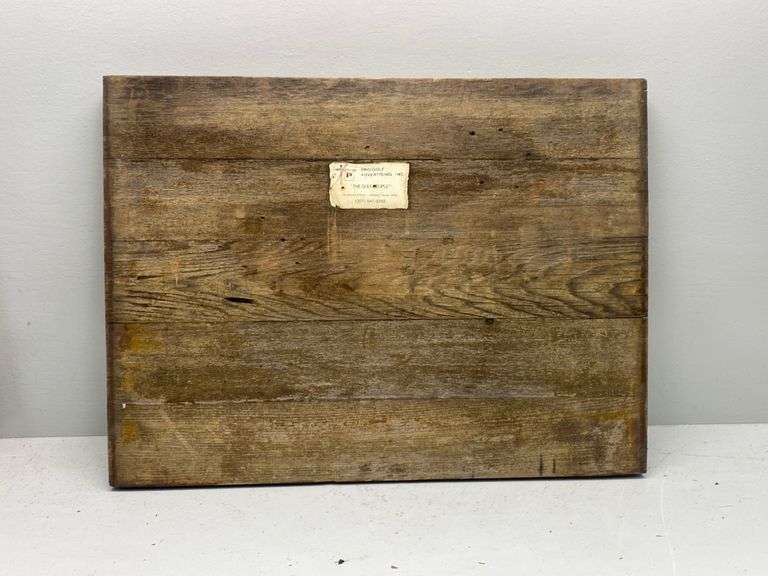 Vintage Carved Wood Golf Course Sign - Dixon's Auction at Crumpton