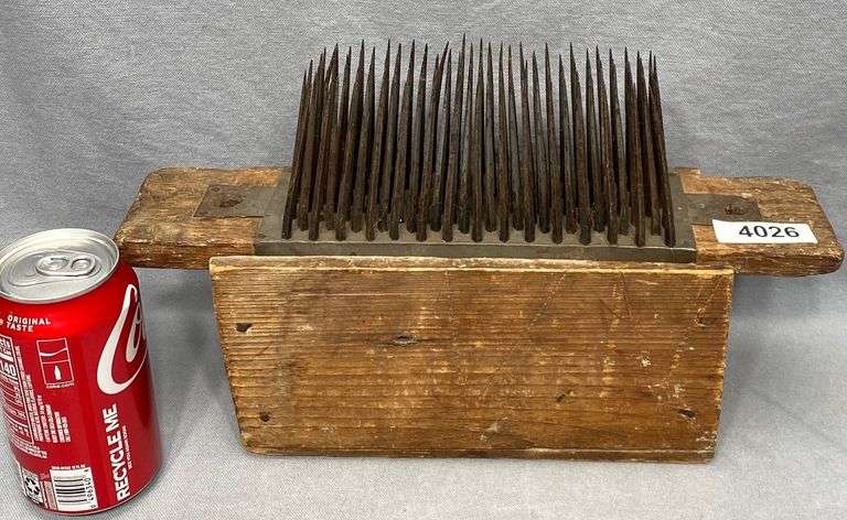 Antique Cased Flax Hatchel - Dixon's Auction at Crumpton
