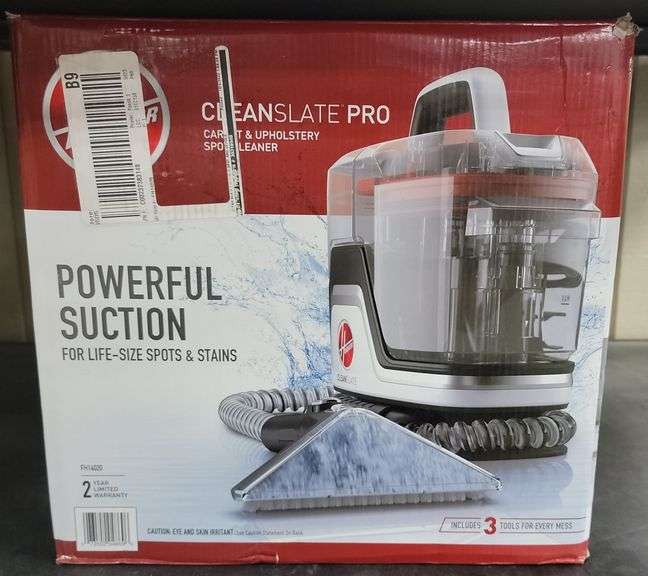 Nib Hoover Cleanslate Pro Carpet & Upholstery Cleaner - Dixon's Auction ...