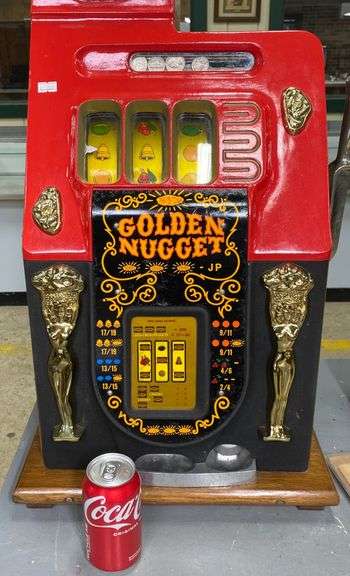 Mills Bell-O-Matic Golden Nugget 25C Slot Machine, Restored - Dixon's ...