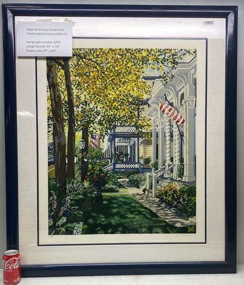 Susan Rios Print - Dixon's Auction at Crumpton