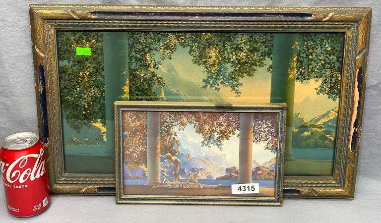 2 Art Deco Maxfield Parish Prints - Dixon's Auction at Crumpton