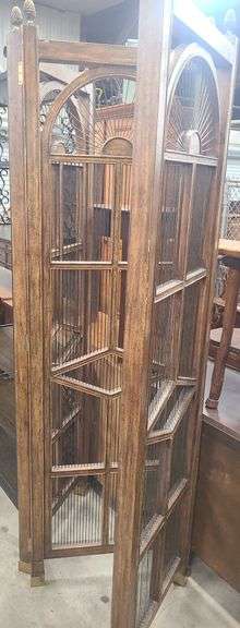 Hollywood Regency MCM Wire Room Divider - Dixon's Auction at Crumpton