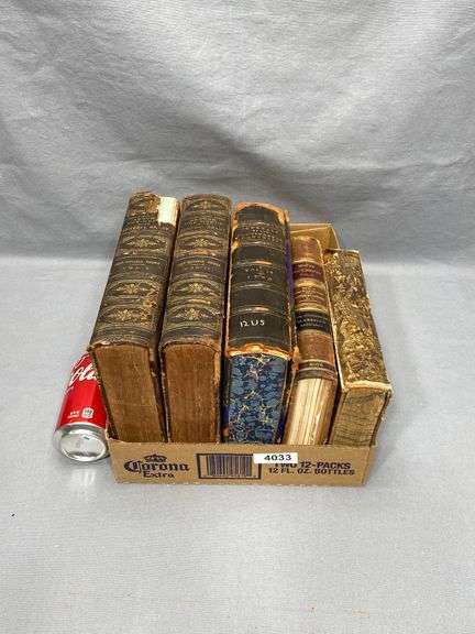 5 Antique American History Related Books - Dixon's Auction at Crumpton