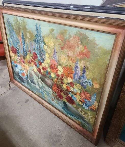 MCM Flowers Painting - Dixon's Auction at Crumpton