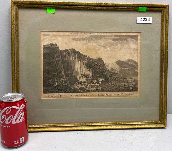 Antique English Engraving - Dixon's Auction at Crumpton