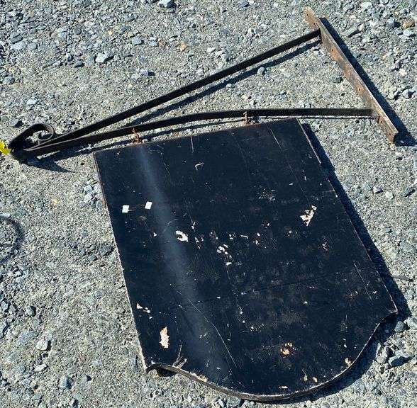 Vintage Hanging Sign With Metal Post - Dixon's Auction at Crumpton