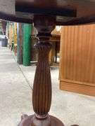 Antique Reeded Column Parlor Table - Dixon's Auction at Crumpton