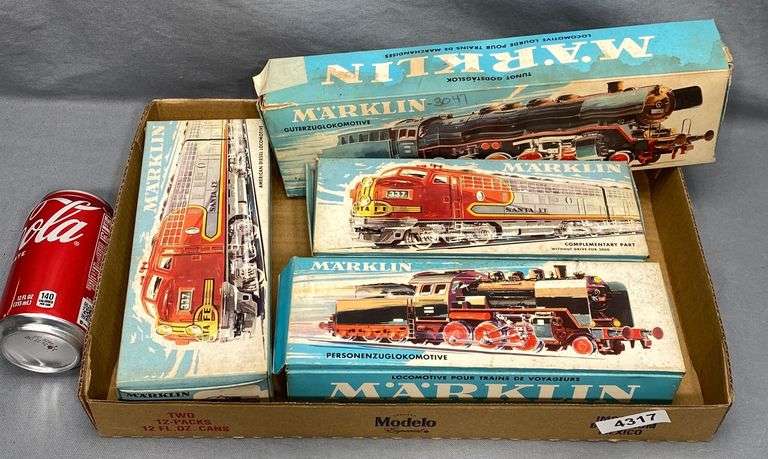 4 Marklin Trains W/ Boxes - Dixon's Auction at Crumpton