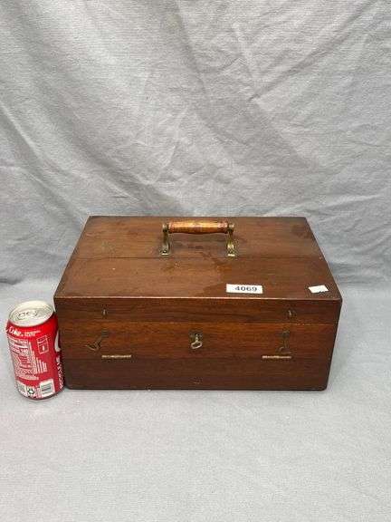 Antique Lock Box - Dixon's Auction at Crumpton