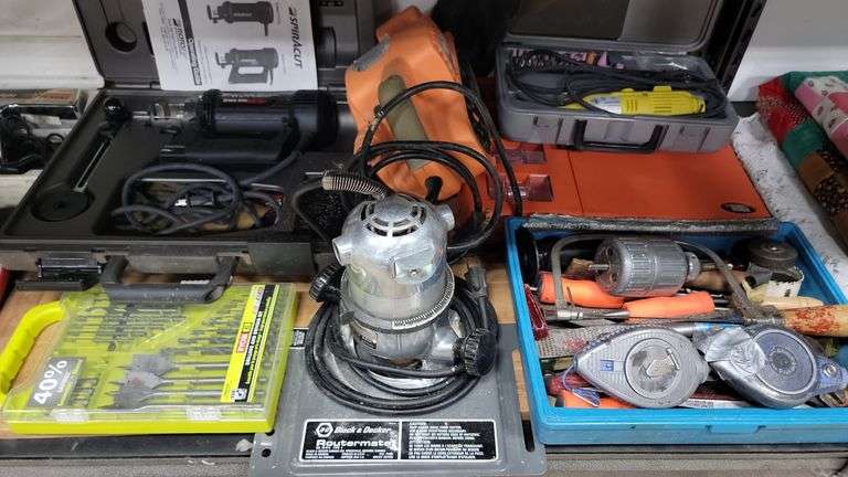 Lot Vintage Power Tools Etc - Dixon's Auction at Crumpton