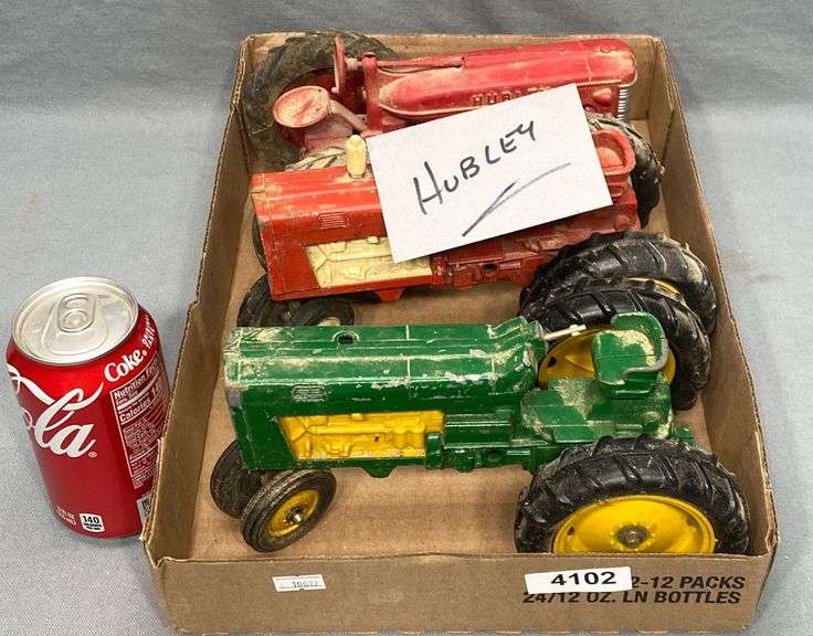3 Vintage Hubley Diecast Tractors - Dixon's Auction at Crumpton