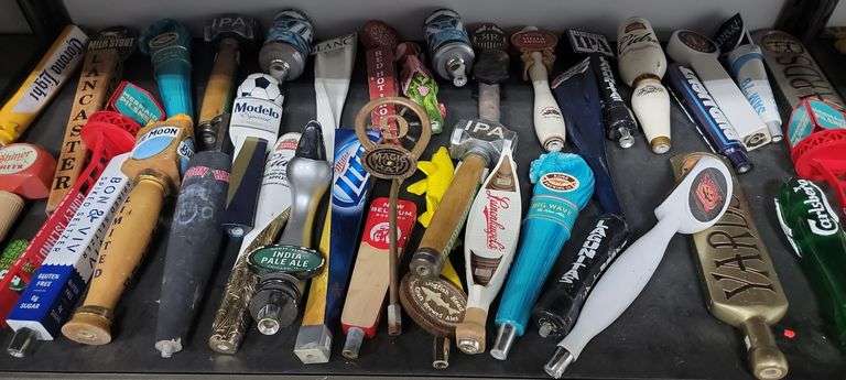Collection Of Beer Tap Bar Pulls - Dixon's Auction at Crumpton