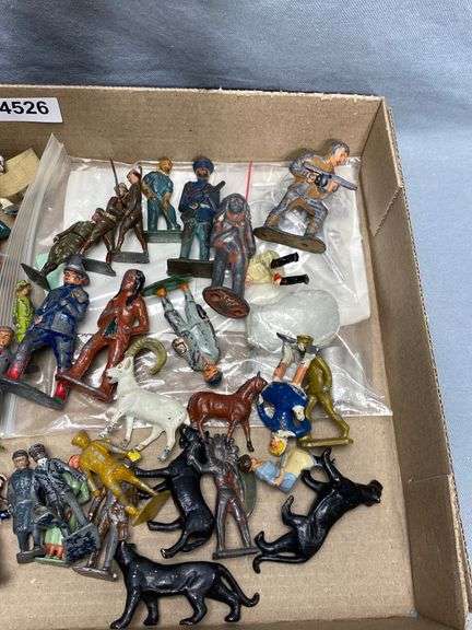 Lot Of Vintage Lead Figures - Dixon's Auction at Crumpton