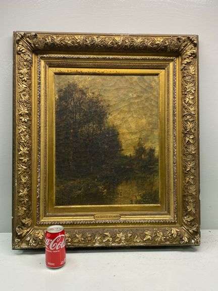 George Hebert Mccord Oil On Canvas Landscape Painting - Dixon's Auction ...