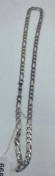 Sterling Silver 30 In. Chain/Necklace 2.7 Ozt. - Dixon's Auction at ...