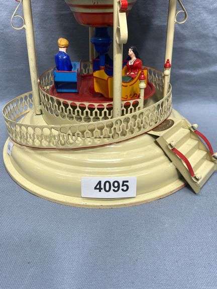 Tucher & Walther German Tin Wind Up Merry Go Round Toy - Dixon's ...