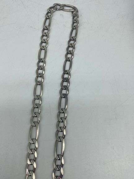 Sterling Silver 30 In. Chain/Necklace 2.7 Ozt. - Dixon's Auction at ...