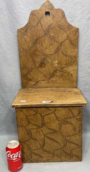Contemporary Paint Decorated Primitive Salt Box - Dixon's Auction at ...