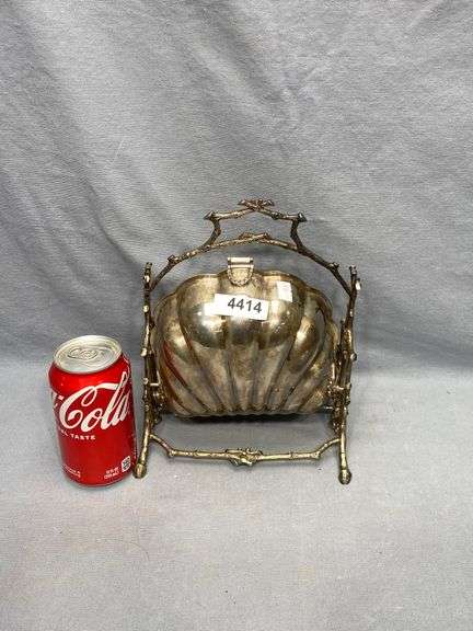 Antique Silverplate Toast Holder - Dixon's Auction at Crumpton