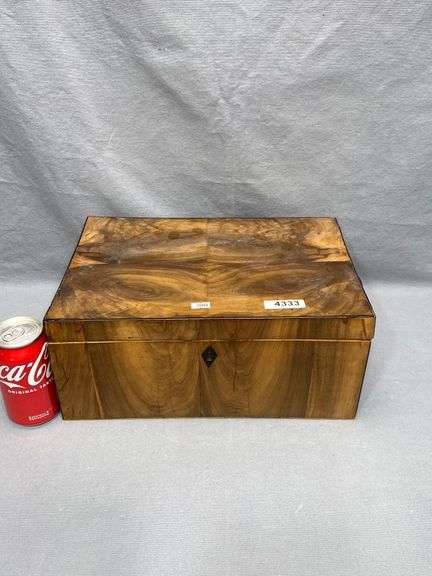 Antique Walnut Box - Dixon's Auction at Crumpton