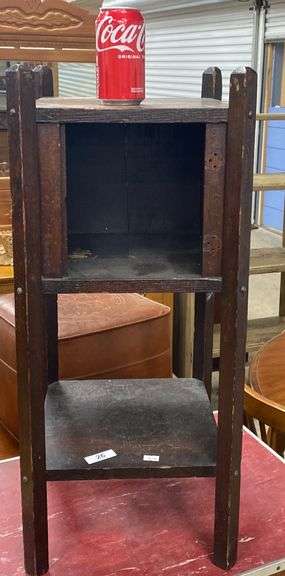 Mission Oak Smoking Stand, As-Is - Dixon's Auction at Crumpton