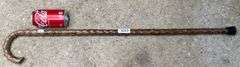 Antique Gnarled Wood Walking Stick - Dixon's Auction at Crumpton