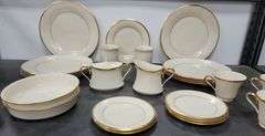Lot Lenox Gold Rim China Dishes - Dixon's Auction at Crumpton