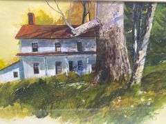 Watercolor Signed Doug Adams - Dixon's Auction at Crumpton